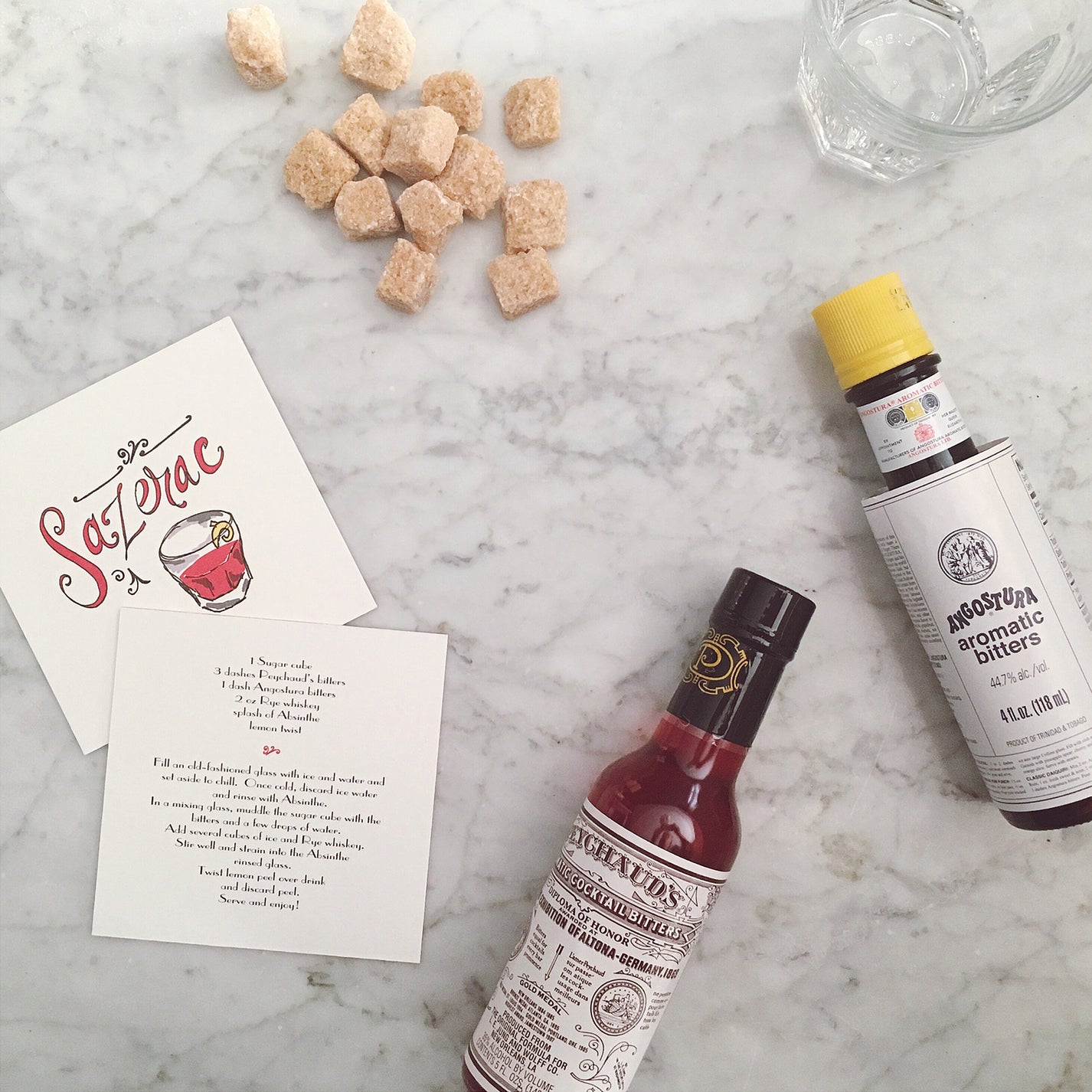 Sazerac Cocktail Gift Set (6 Items) – The Curated Pantry